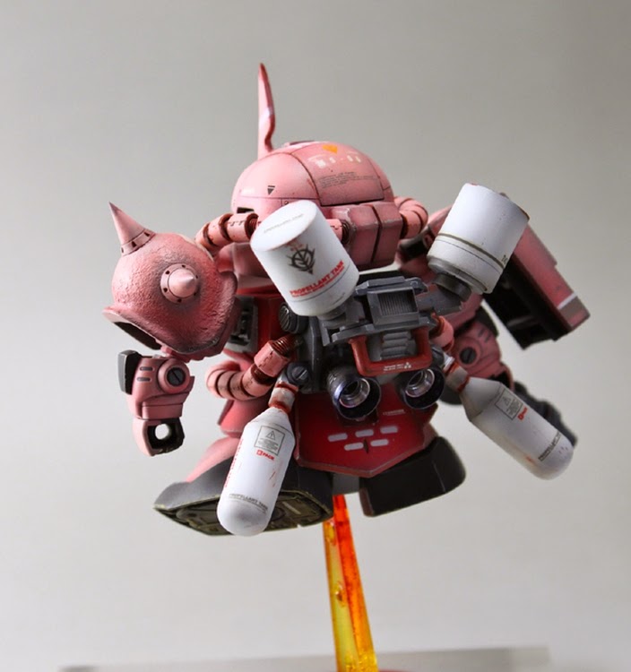 Custom Build: SD Zaku II Super Back Pack - Gundam Kits Collection News ...