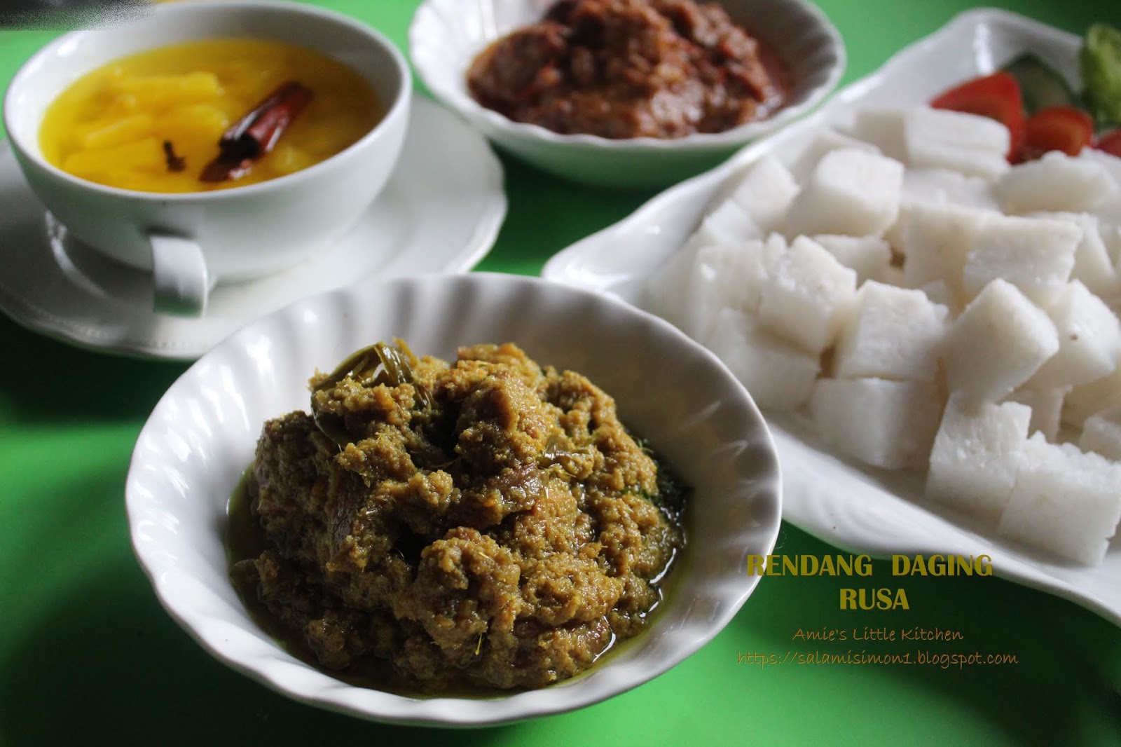 Juadah Hari Raya : Rendang Pedas Daging Rusa - Amie's Little Kitchen