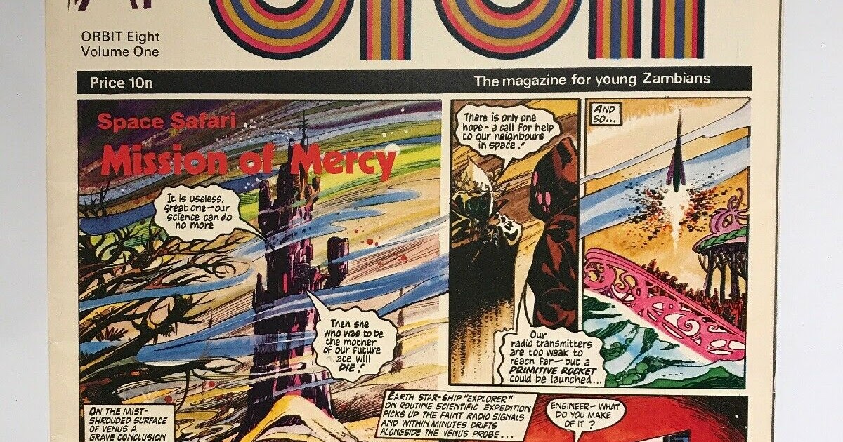 Boys Adventure Comics: Orbit comic - from Zambia; image gallery, part 2