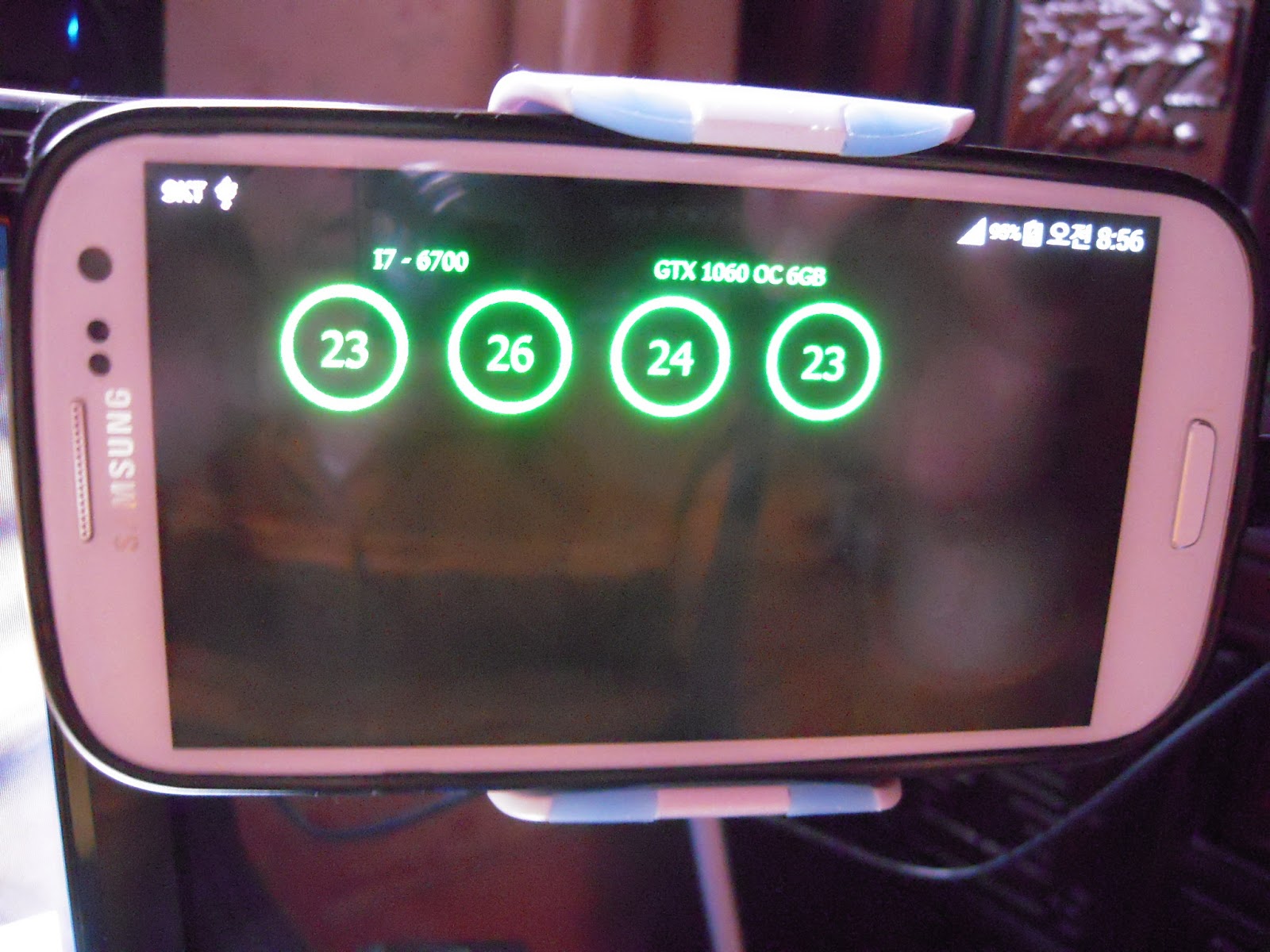 AIDA64와 USB 케이블로 안드로이드폰을 PC 시스템 모니터링하기, 와이파이x (by.Odospace Remote Panel ...