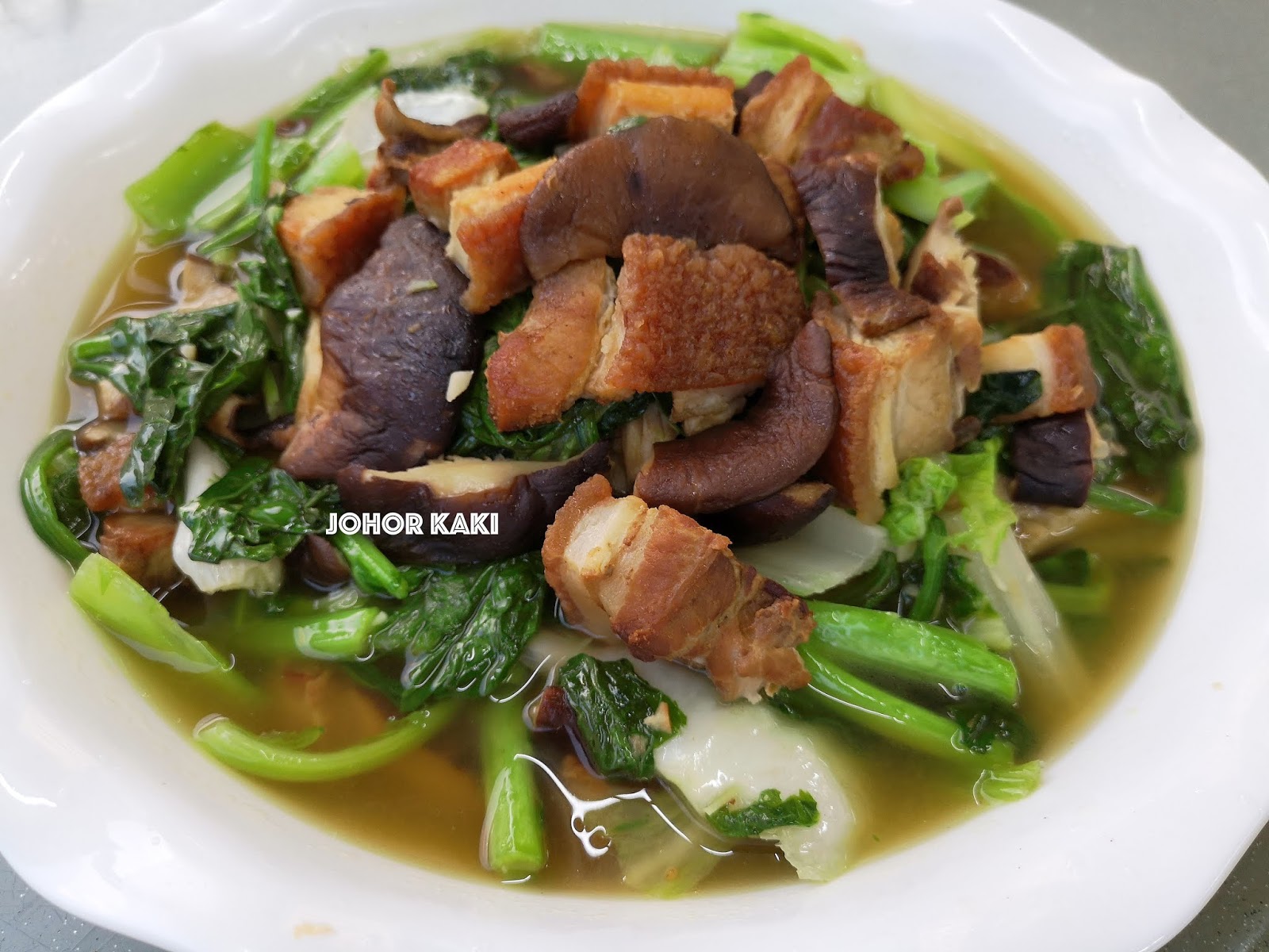 Teochew 7 Vegetables Dish on Chinese New Year Renri @ Ah Orh Seafood in ...