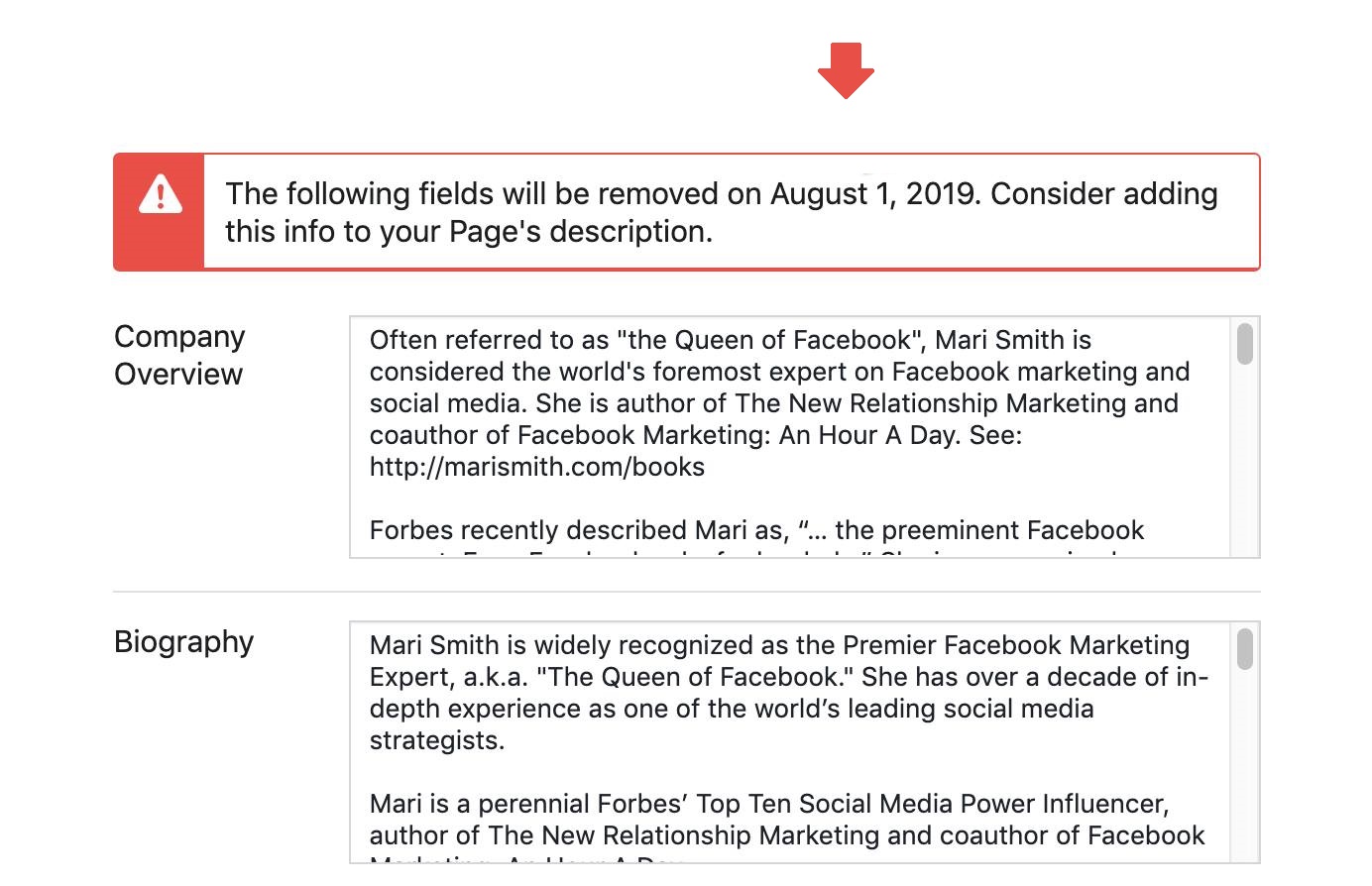 Facebook is Getting Rid of Multiple Business Page Information Fields in ...