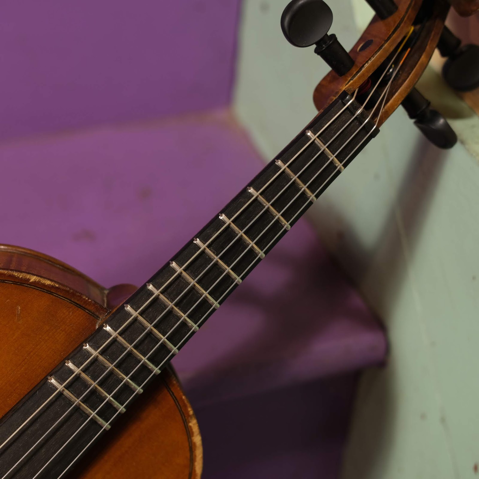 1920s German-made 4/4 Fretted GCEA-Tuned Violin