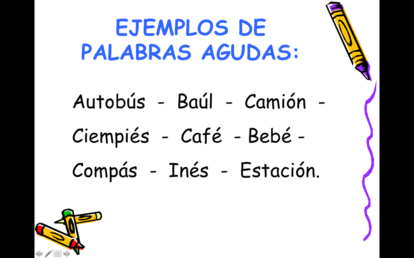 5 Ejemplos De Palabras Agudas Images