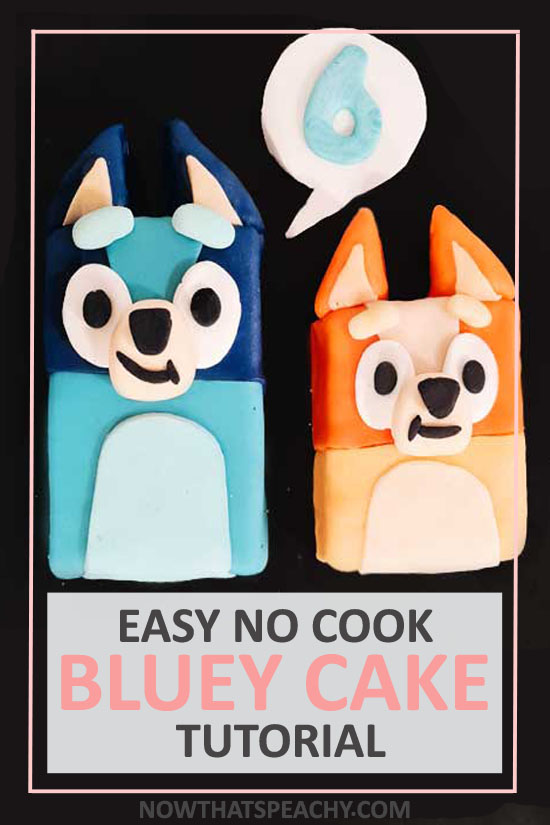 Easy Bluey & Bingo No Cook Budget Cake HACK Tutorial | Now thats Peachy