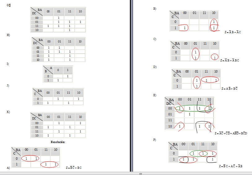 Tecnología de las Computadoras, Prof. Ing. Mauricio Vistosi: Ejercicios ...