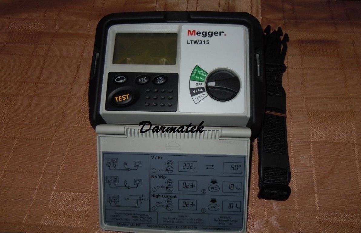 Megger LTW 315, LTW 325 and LTW 335, 2 wire non-tripping loop testers ...
