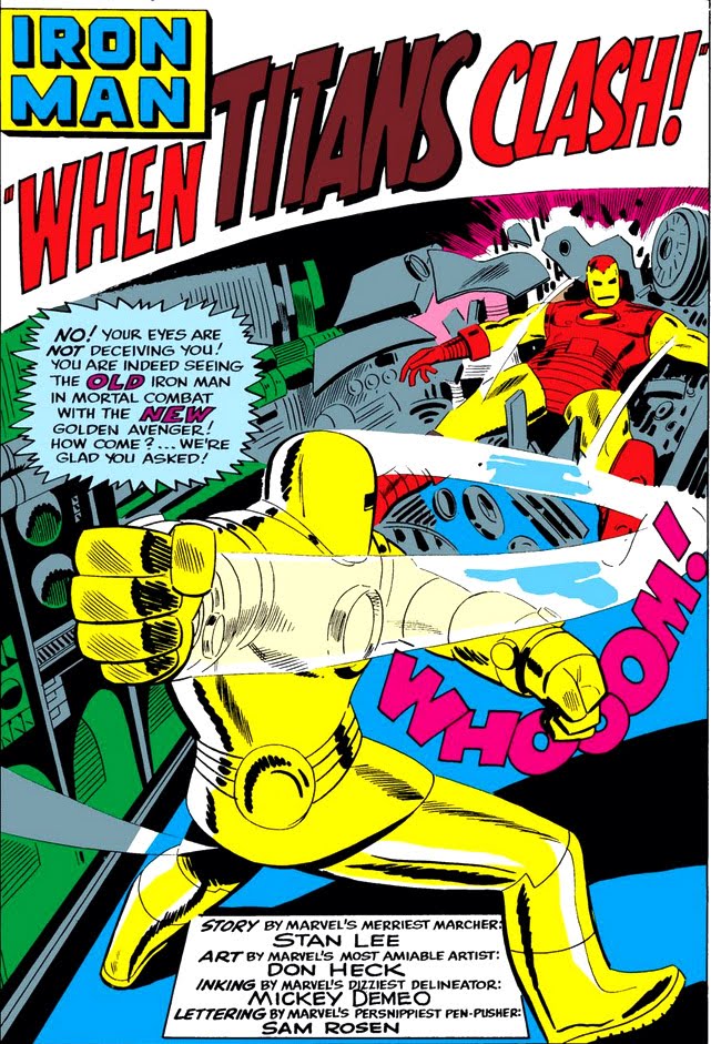 The Peerless Power of Comics!: Symbolic Splash Pages: The Early Years