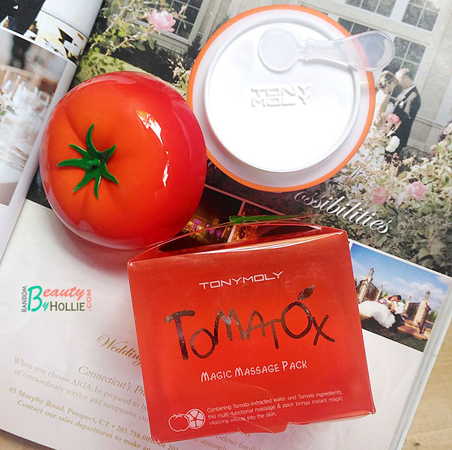 Random Beauty by Hollie: Tony Moly Tomatox Magic Massage Pack Review