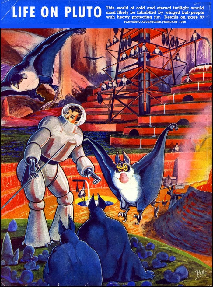 THE BOOK OF ALIENS: FRANK R. PAUL'S PLUTONIANS / BAT-MEN FROM PLUTO