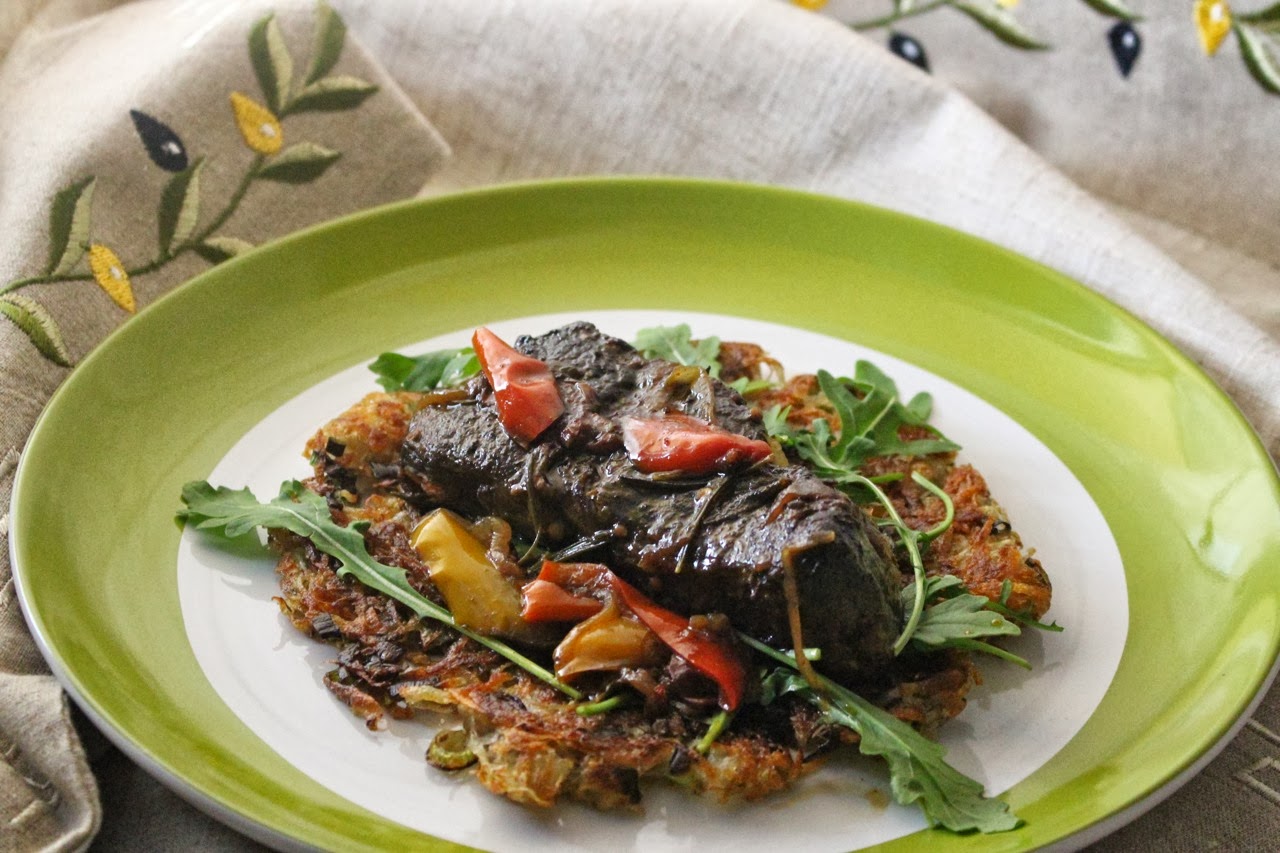 Cuisine Ici: Braised Beef Short Ribs on Rosti Potatoes