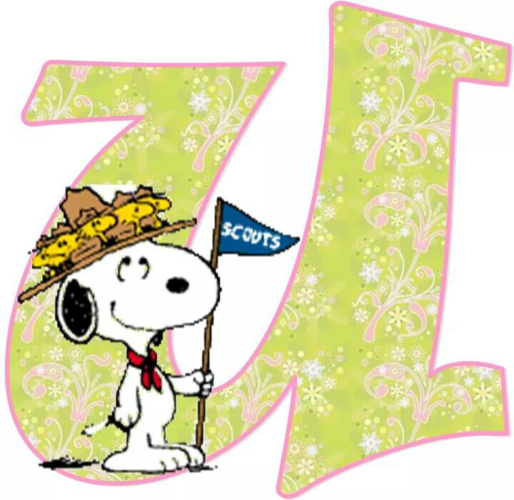 Divertido Abecedario de Snoopy y los Peanuts. - Oh my Alfabetos!