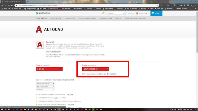 Smart 2 AutoCAD: How to create autodesk student account and download ...