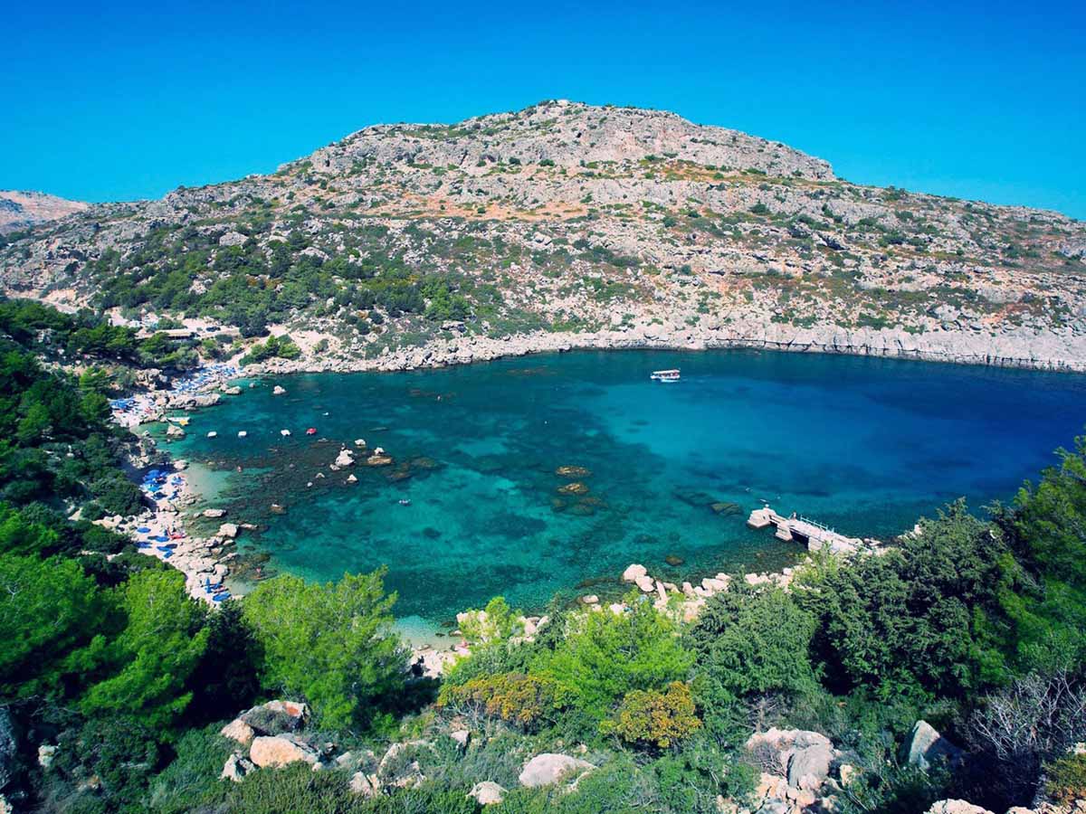 Ilha de Rodes localizado no mar meditarrâneo na Grécia | Melhor do Planeta