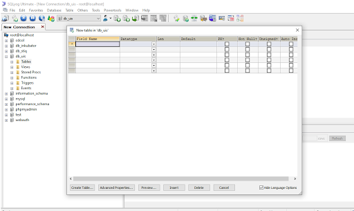 Cara Membuat Database Dengan Menggunakan MYSQL YOG - - Cakrawala