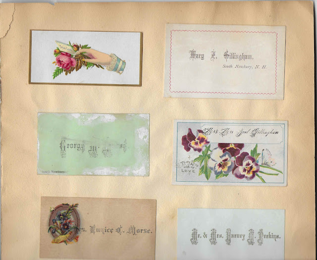 Heirlooms Reunited: Late 19th Century Calling Cards Album that ...