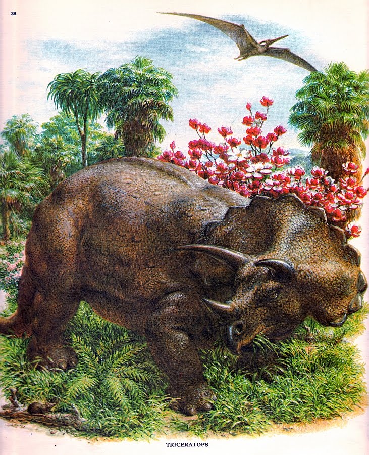 Love in the Time of Chasmosaurs: Vintage Dinosaur Art: Dinosaurs and ...