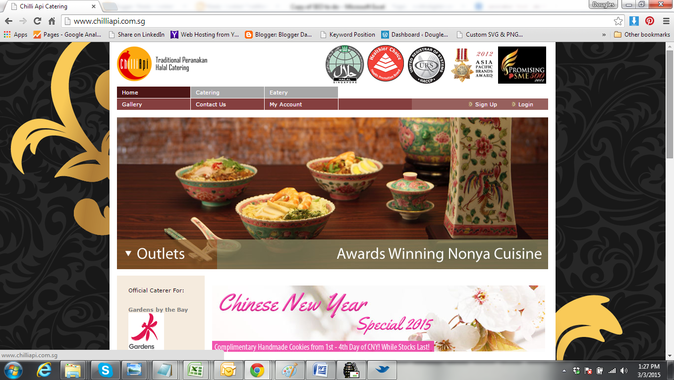 Ready Cooked Traditional Italian & Peranakan Food: Intro to Chilli Api ...