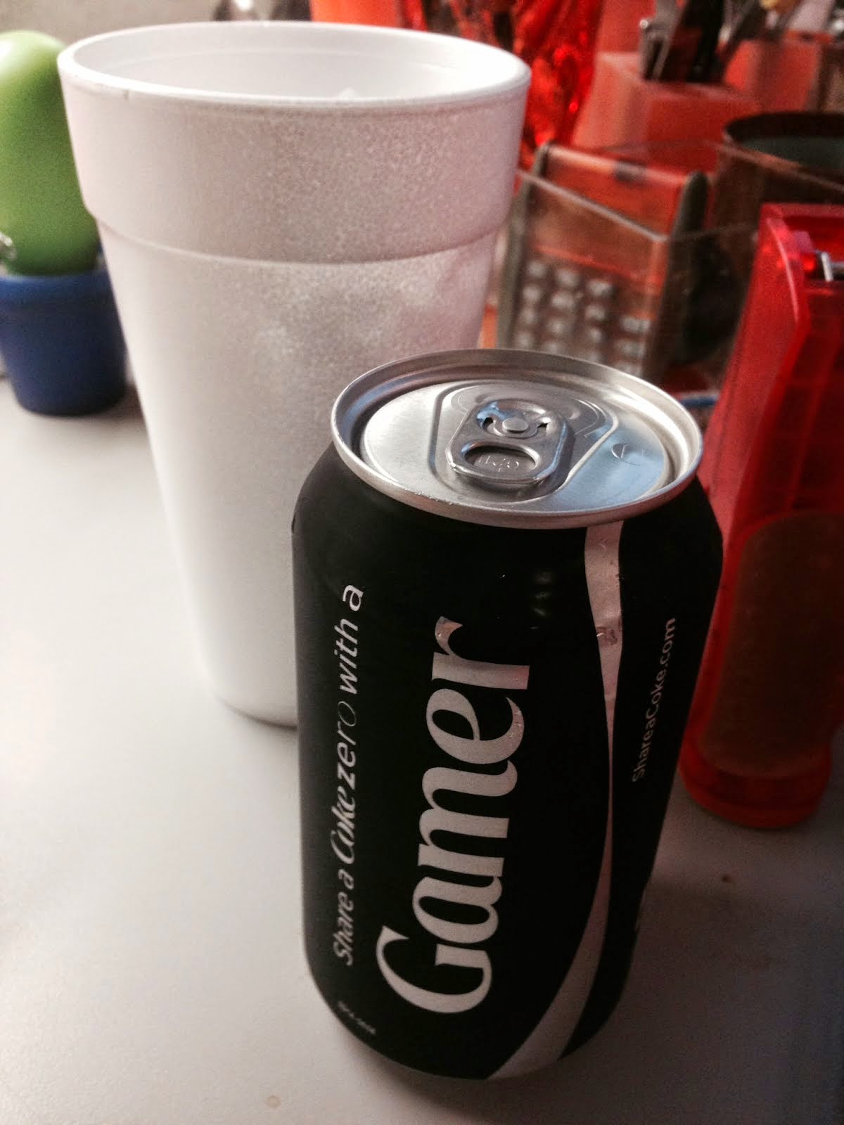 Seduced by the New...: "Gamer" Coke Can