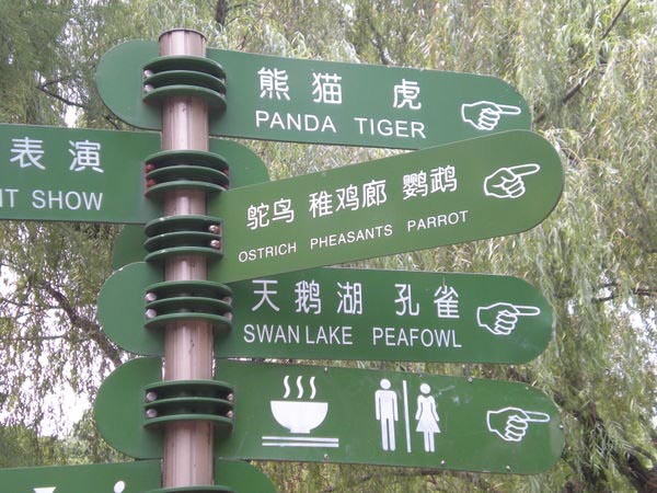 Free Amazing Images: 56 Zoo Signs And Travel Signs