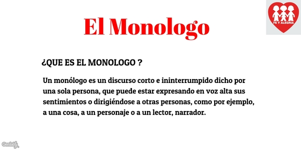 DIVIÉRTETE APRENDIENDO EN 4º HAVE FUN LEARNING AT 4TH: DIÁLOGO Y MONÓLOGO