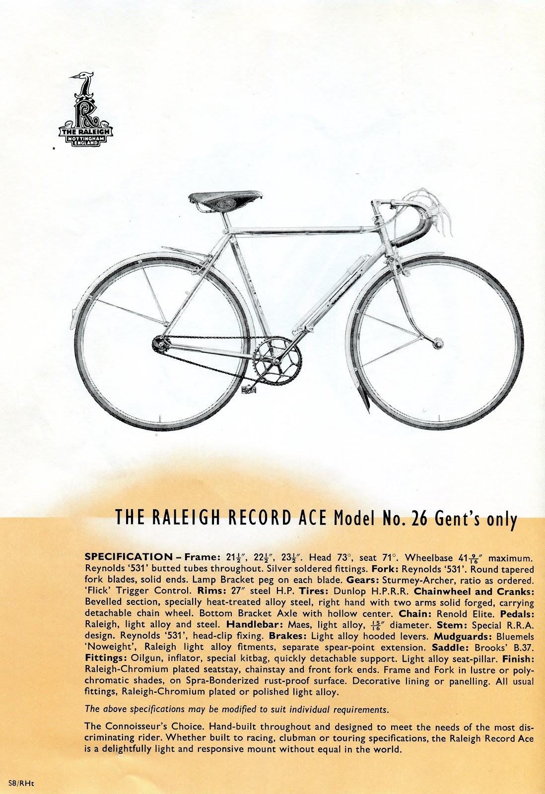 ON THE DROPS: Raleigh Record Ace (RRA) 1947-1954