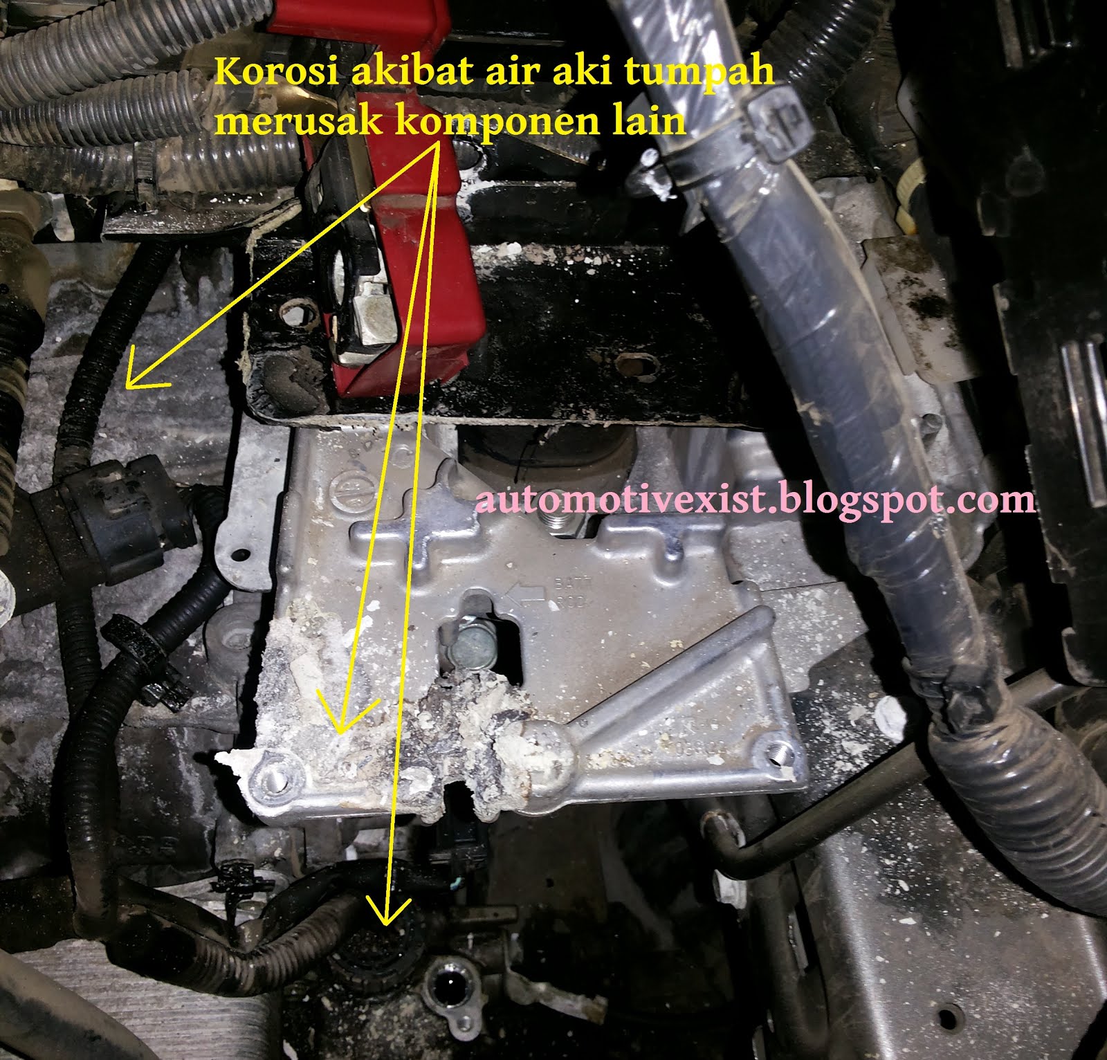 Bahaya Terlalu Banyak Mengisi Air Aki - Blog Tips Otomotif Mobil Motor