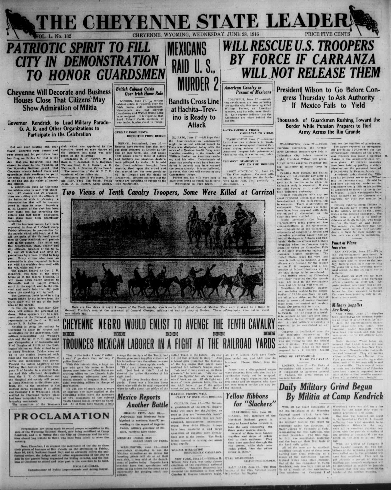 Today In Wyoming's History: June 28