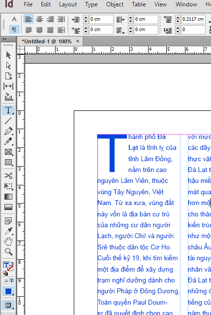 Bài 2: Làm việc với text trong indesign - THIẾT KẾ ĐỒ HỌA - ĐAM MÊ VÀ ...