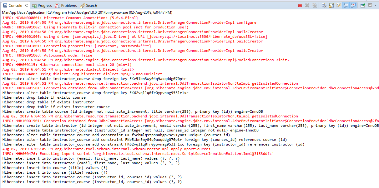 JPA / Hibernate One to Many Unidirectional Mapping Example JPA / Hibernate One to Many Unidirectional Mapping Example