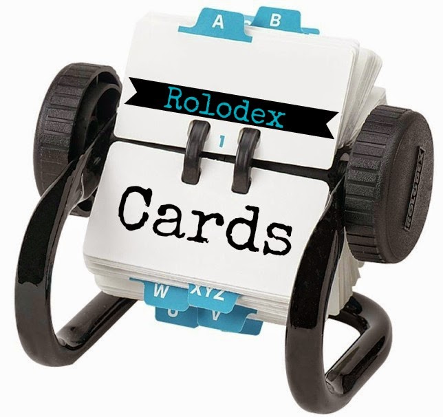 SWEET CARD CLUB: Muchas Cards y Todas Rolodex!