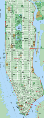 Map of Manhattan Tourist Pictures | Map of Manhattan City Pictures
