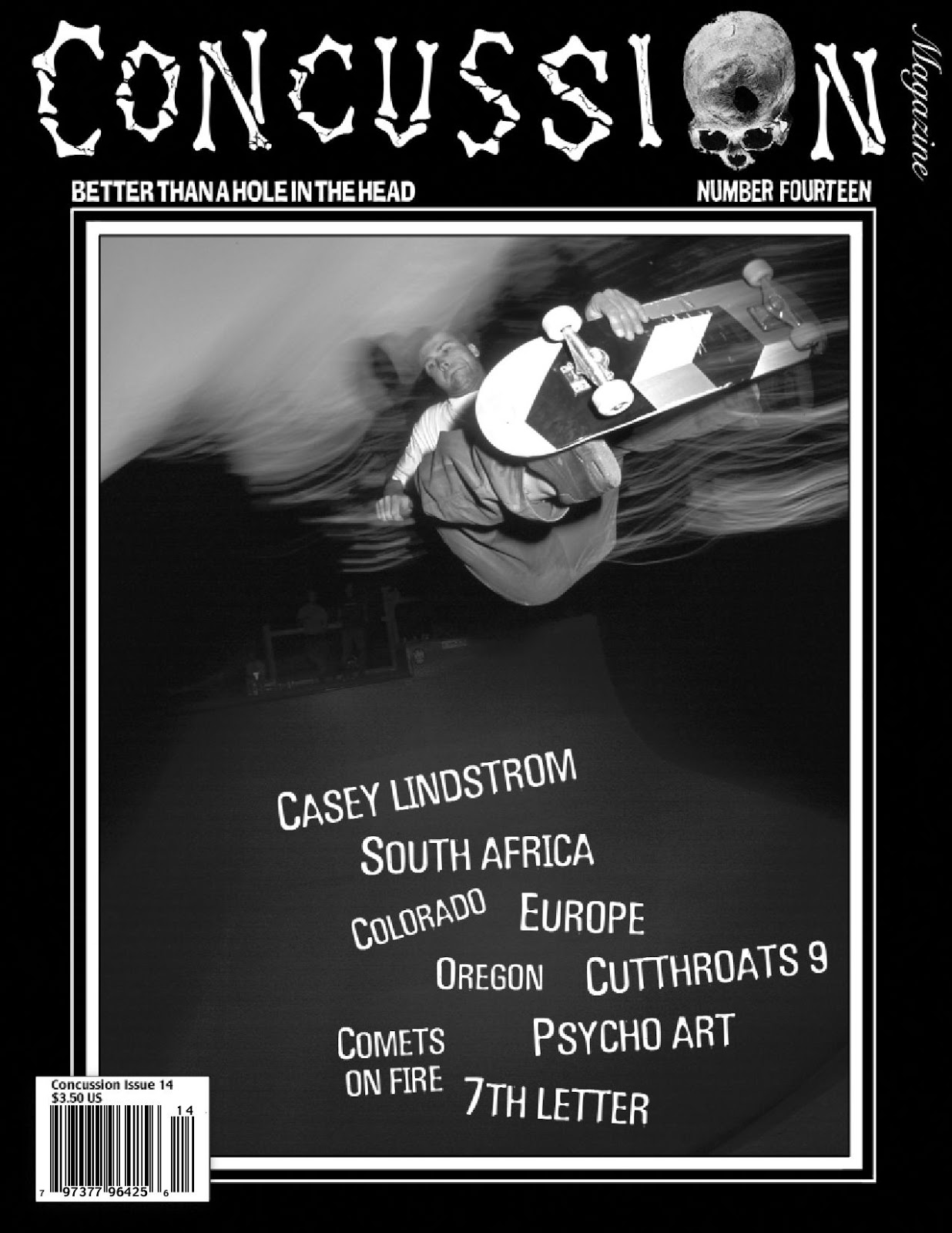 Skateboard Magazine Archive: Concussion Issue 14 2001
