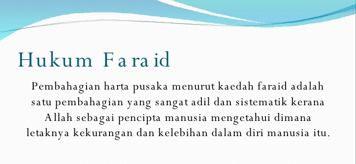 Apa Itu Faraid Dan Bagaimana Pengiraan Faraid Di Buat - Riset