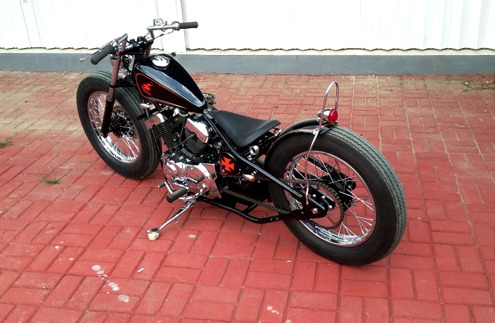 Victorious Custom Works: Kaisar Ruby 250 _ Chopper