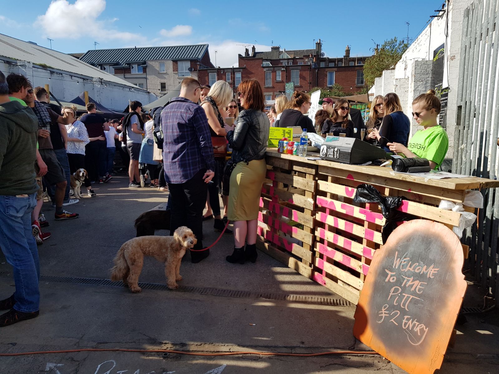 Edinburgh and Us: Leithers sample craft beers at the Pitt Street Market