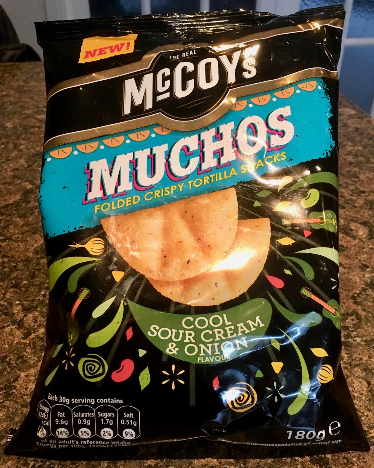 FOODSTUFF FINDS: McCoys Muchos Cool Sour Cream and Onion (Asda) By @Cinabar