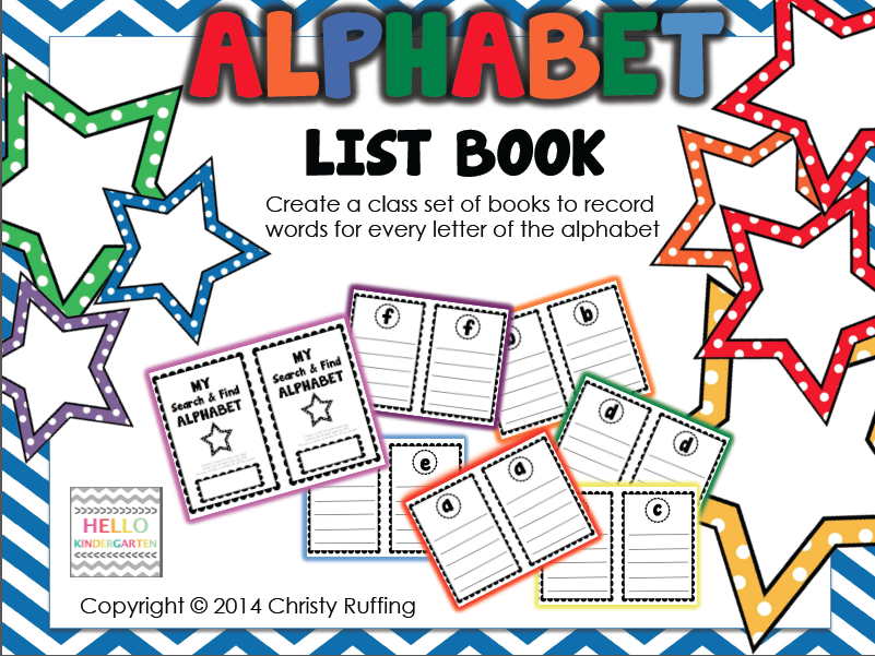 Hello Kindergarten: Alphabet Search and Find