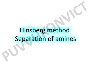 Hinsberg method (Separation of amines) - Organic Chemistry