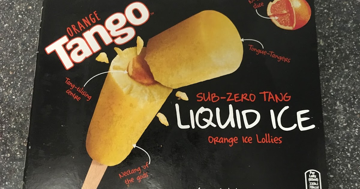 A Review A Day: Today's Review: Tango Liquid Ice Lollies