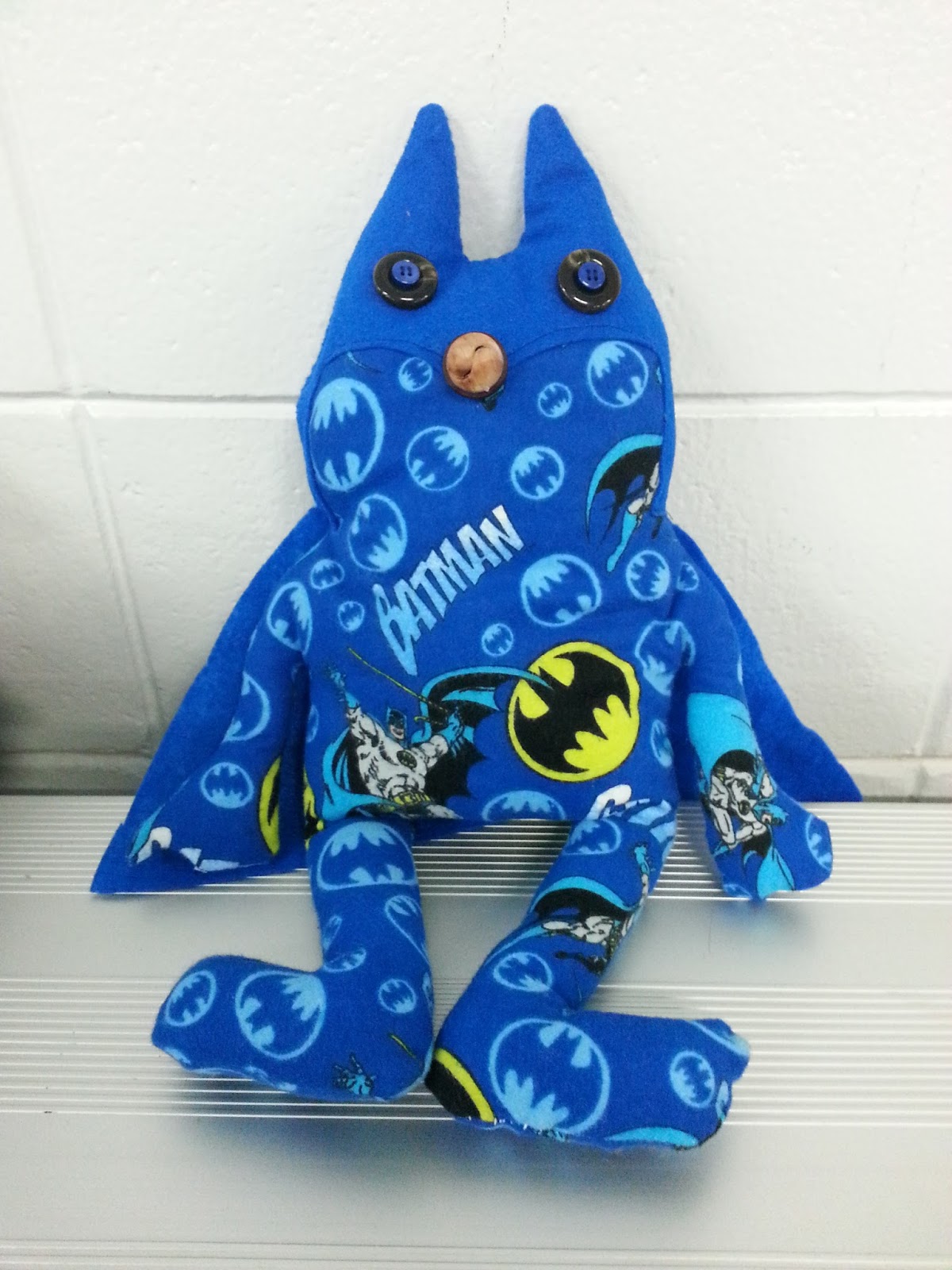 Save Green Being Green: Batman Cat Stuffie