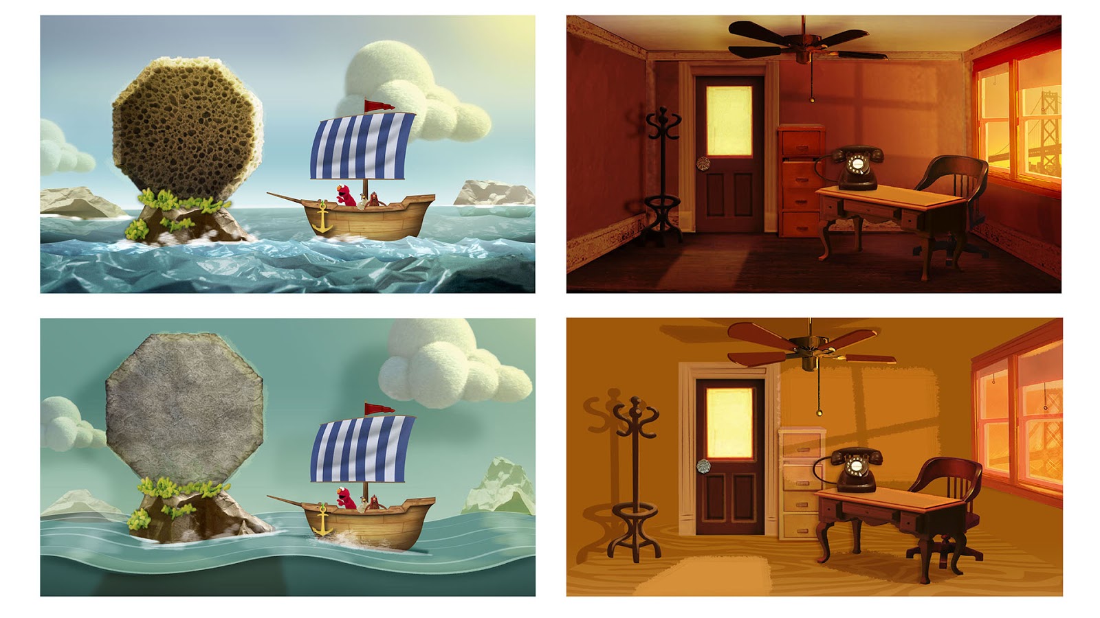 Paws As Hands: ELMO THE MUSICAL _ Detective and Prince Elmo (Easter Eggs)