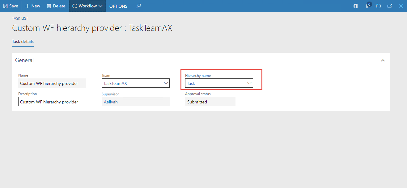 Microsoft Dynamics AX: D365/AX7 – How to apply workflow hierarchy type ...