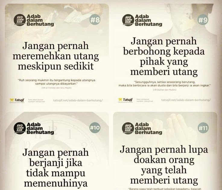 Adab Dalam Berhutang
