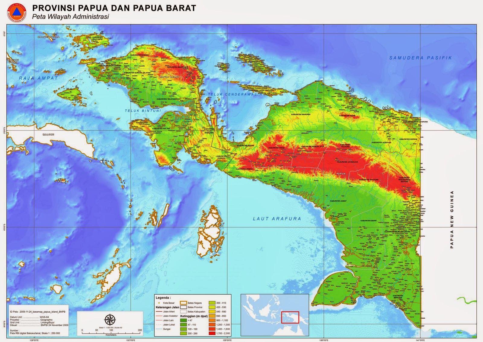 29+ Peta Kabupaten Mimika Images