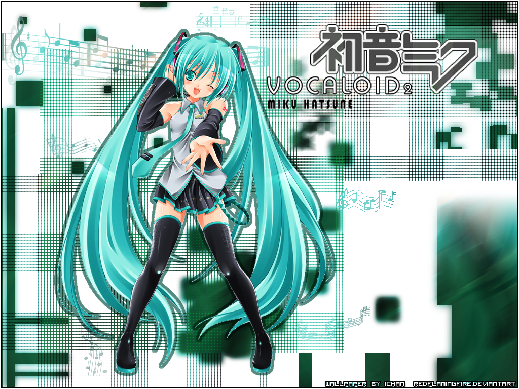 SKIN WINAMP HATSUNE MIKU MIKU スキン ミク