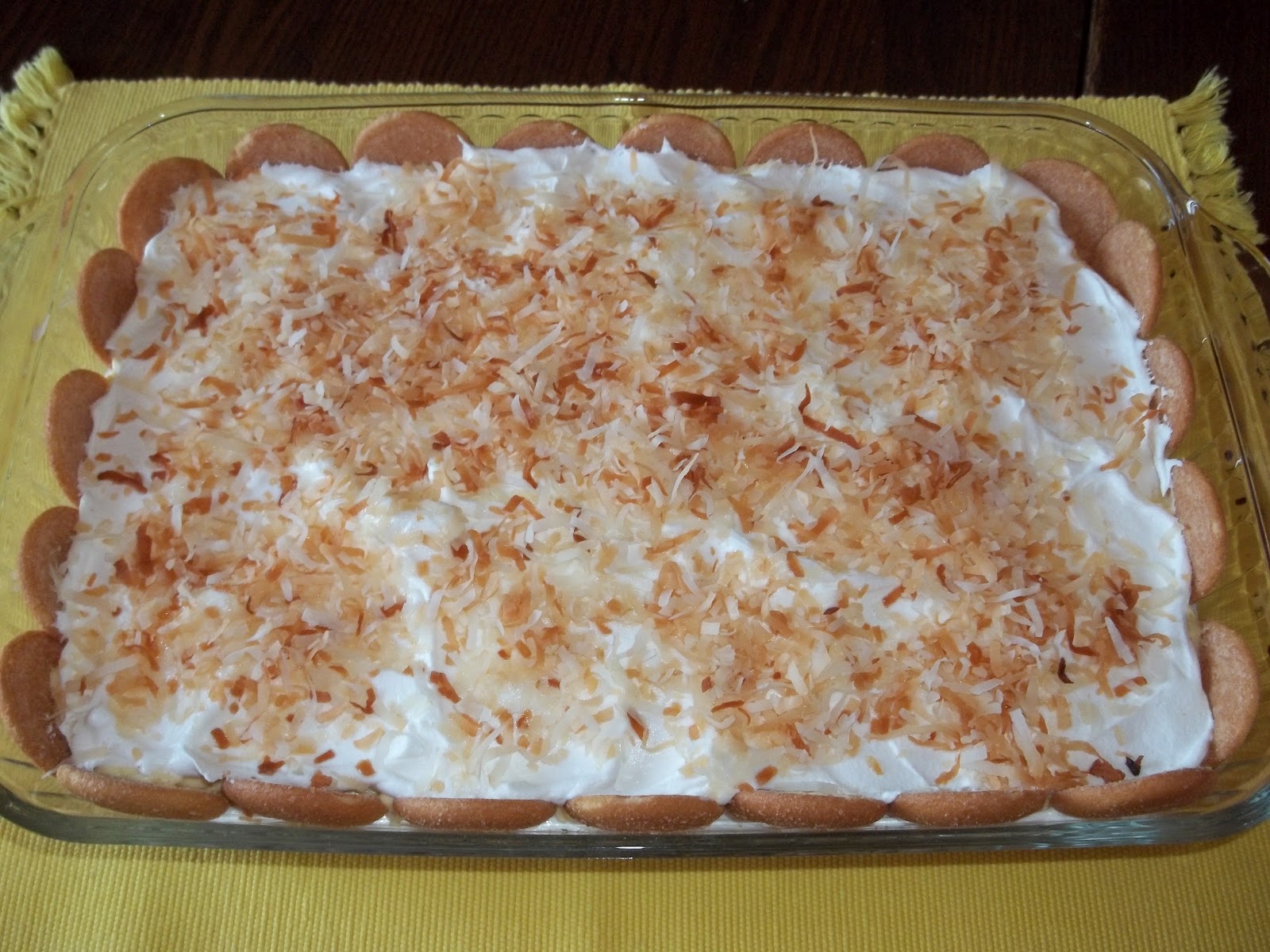 of Food and Friends: Spring Dessert - Coconut Cream