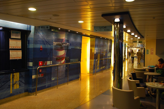 BRITTANY FERRIES: interiors of "ARMORIQUE"