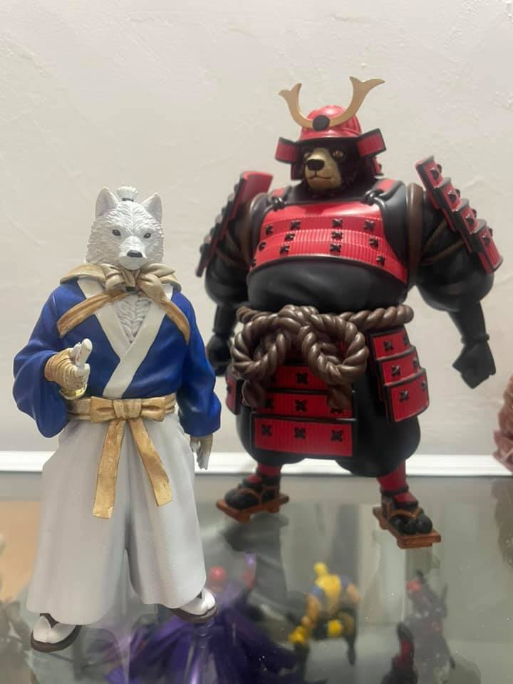 Ayo-Sensei with Baby Kumatsuki by Arman Kendrick (for Tako Jimbo Universe)