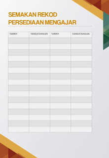 Maklumat dan Kandungan di dalam Fail RPH / Buku Rekod Mengajar 2020